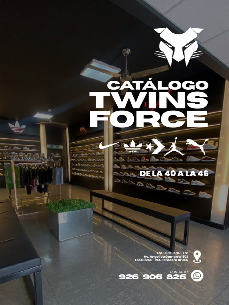 Catálogo de La 40 A La 46 - Twins Force - Actualizado | PDF | Bienes de consumo