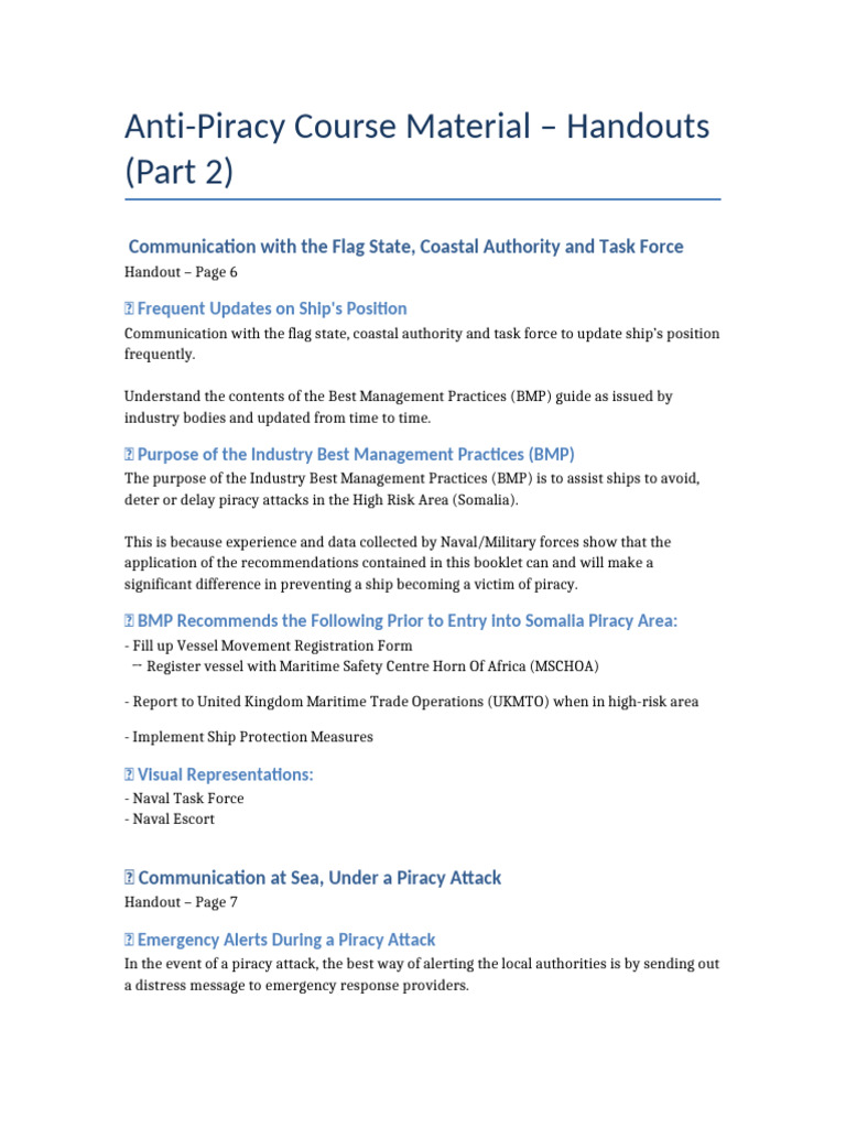 Anti-Piracy Communication Guidelines | PDF