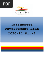 Summary of The Proposed Draft Integrated Development Plan 2025-26 | PDF | Infrastructure ...