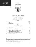 Abridged Customs Act 2015 Overview | PDF | Customs | License