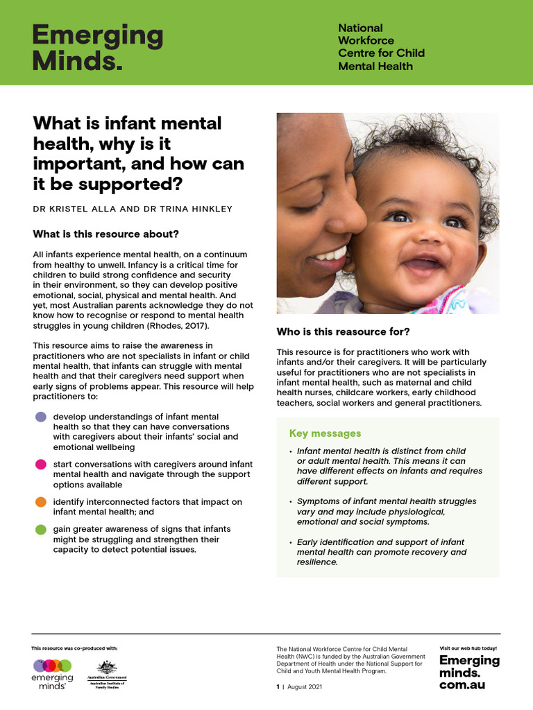 Understanding Infant Mental Health Support | PDF | Attachment Theory ...