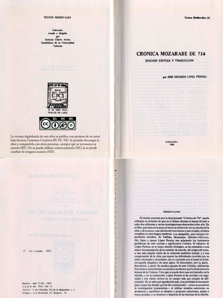 TM 58 Cronica Mozarabe de 754 | PDF