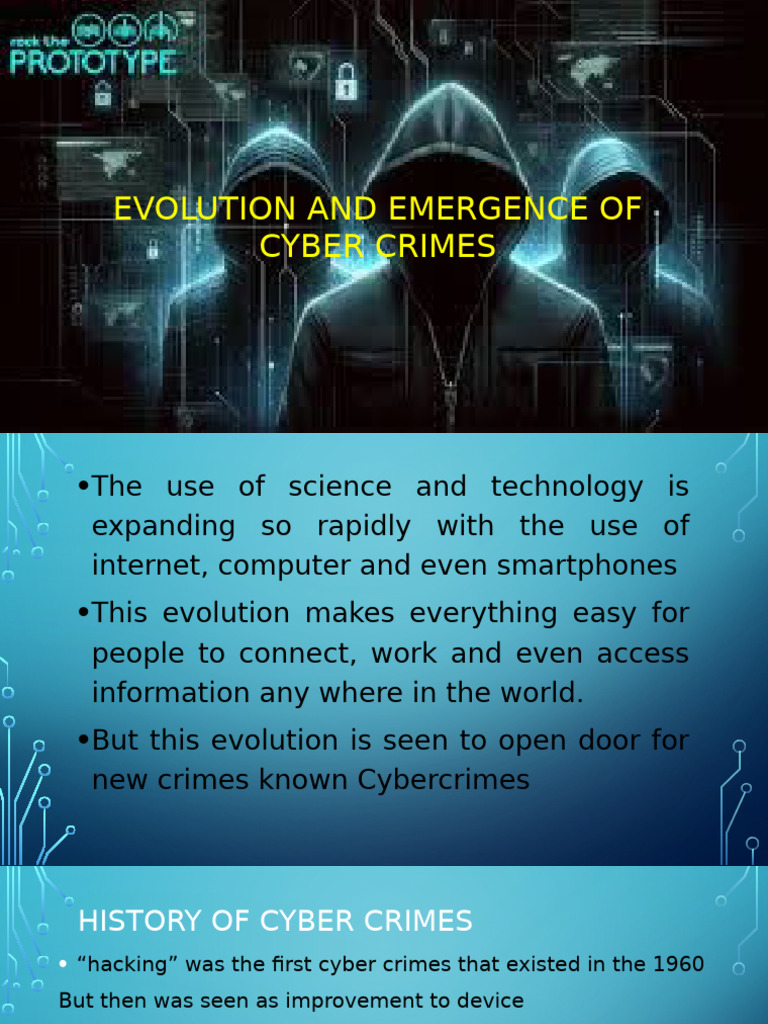TOPIC ONE (C) Evolution and Emergence of Cyber Crimes | PDF