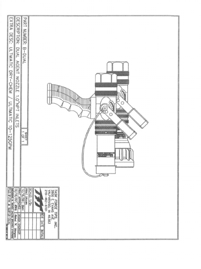 B-DUAL Dual Agent Nozzle TFT-SPECS | PDF