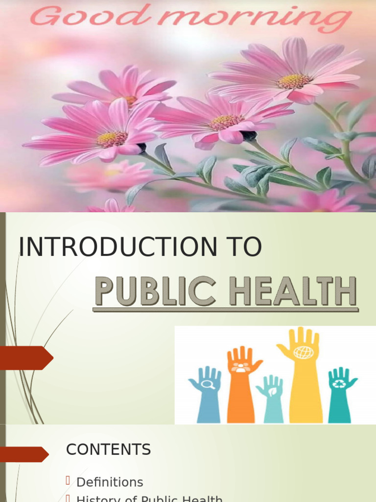Public Health Overview and Concepts | PDF | Public Health