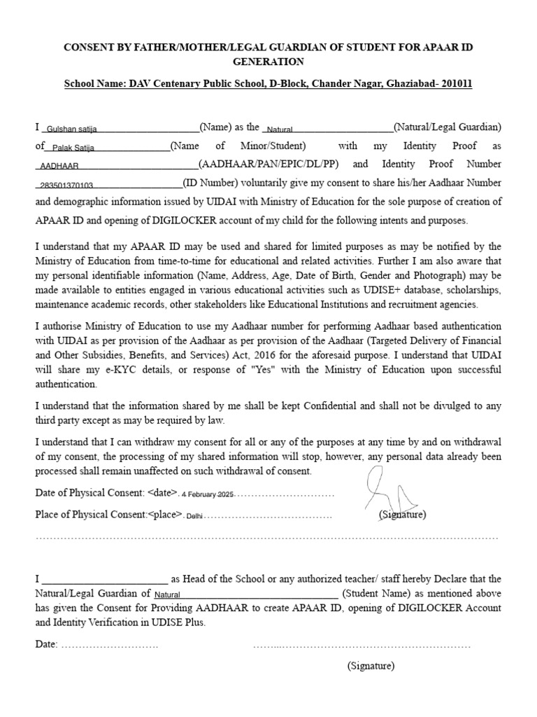 APAAR - Automated Permanent Students Academic Account Registration ...