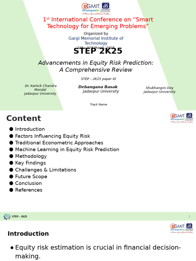 Equity Risk Prediction | PDF | Machine Learning | Ordinary Least Squares