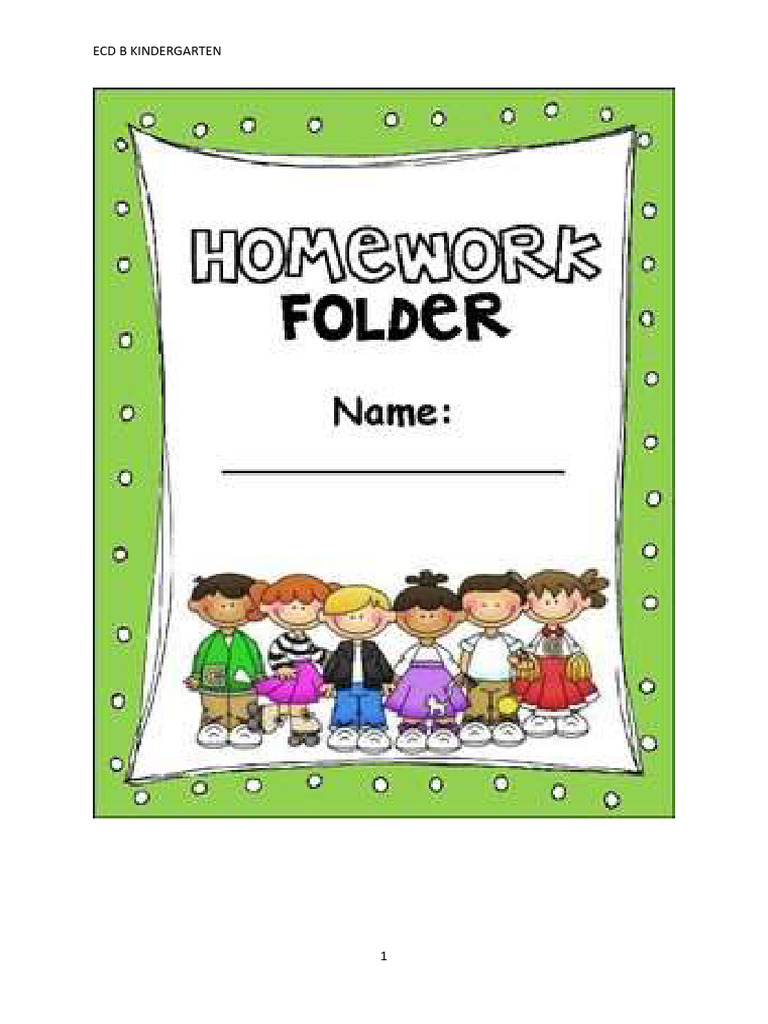 2025 ECD B - 1st TERM HOMEWORK | PDF