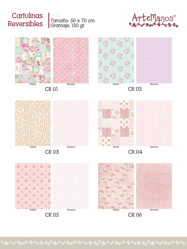 Cartulinas Reversibles 50x70 cm 150g | PDF