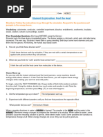 Refraction Lab - Gizmo | PDF