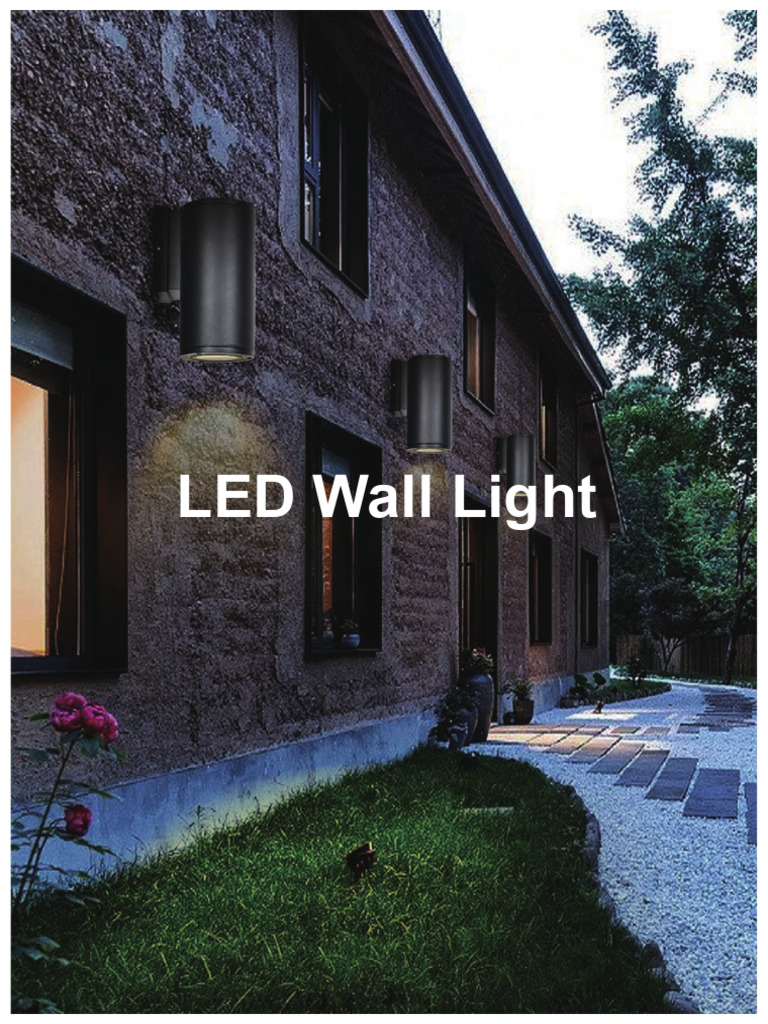 LED Wall Light Specifications & Features | PDF | Materials | Building ...