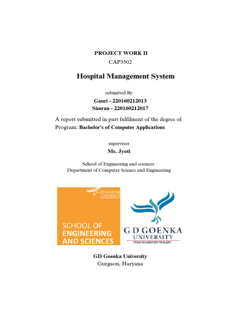 Hospital Management Systemmm.. | PDF | Electronic Health Record ...