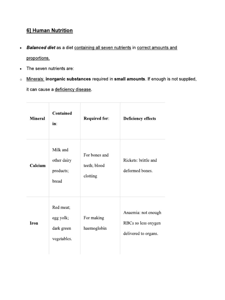 6] Human Nutrition | PDF