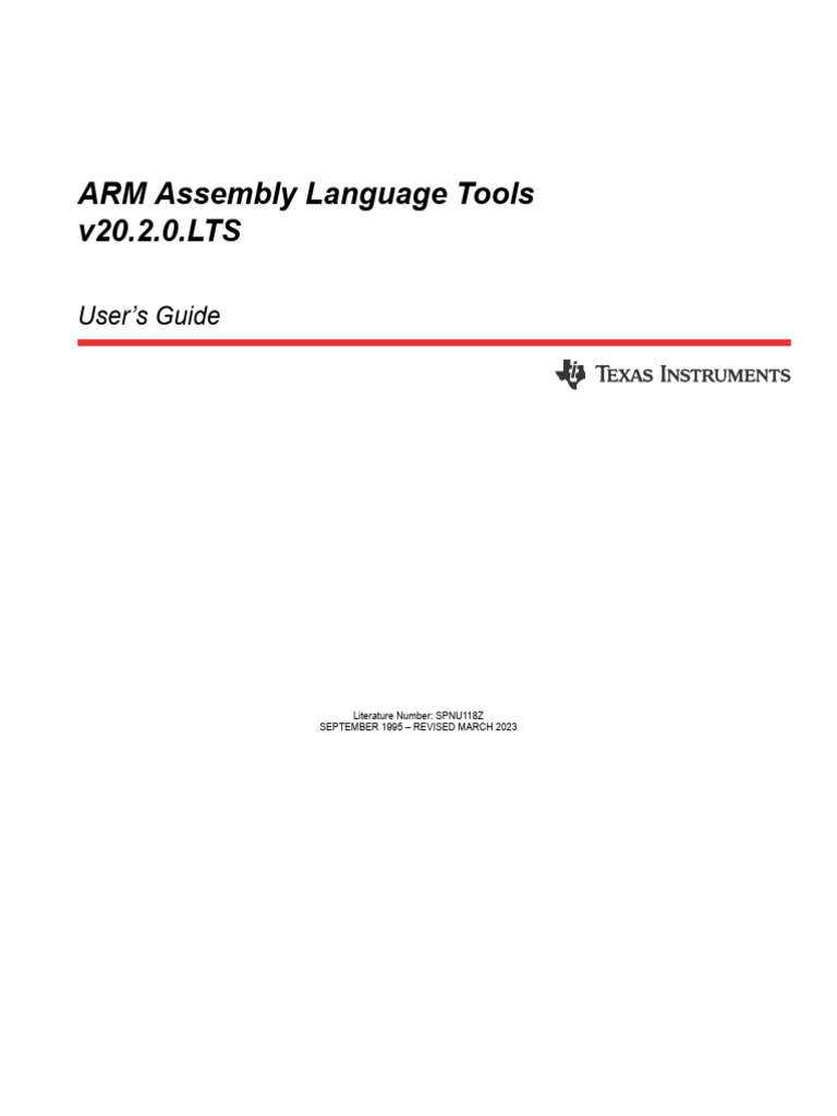 Spnu 118 Z | PDF | Assembly Language | Booting