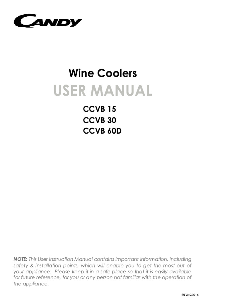 Manual Candy CCVB 30 (31 Páginas) | PDF