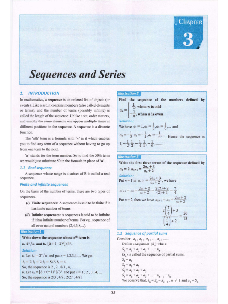 Sequences and Series | PDF