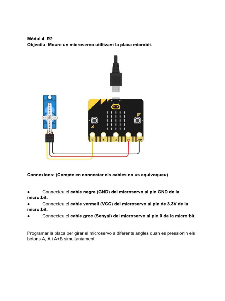 Pràctica 2. Sensors i Actuadors (1) | PDF