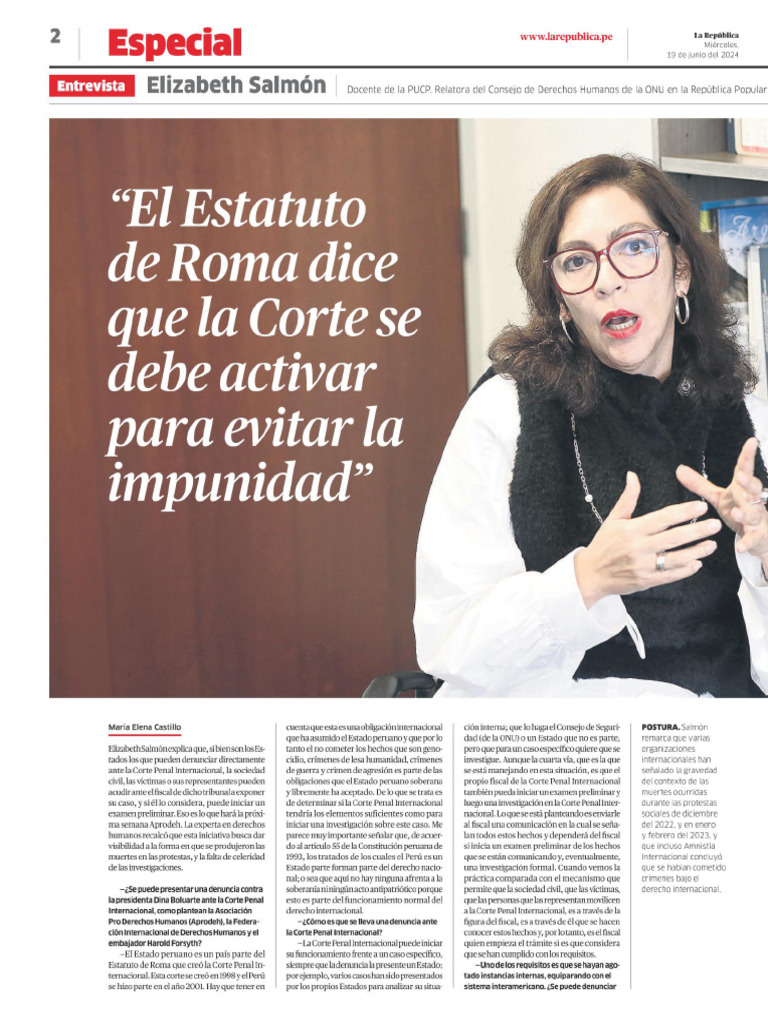 Estatuto de Roma Corte Se Debe Activar Salmon | PDF