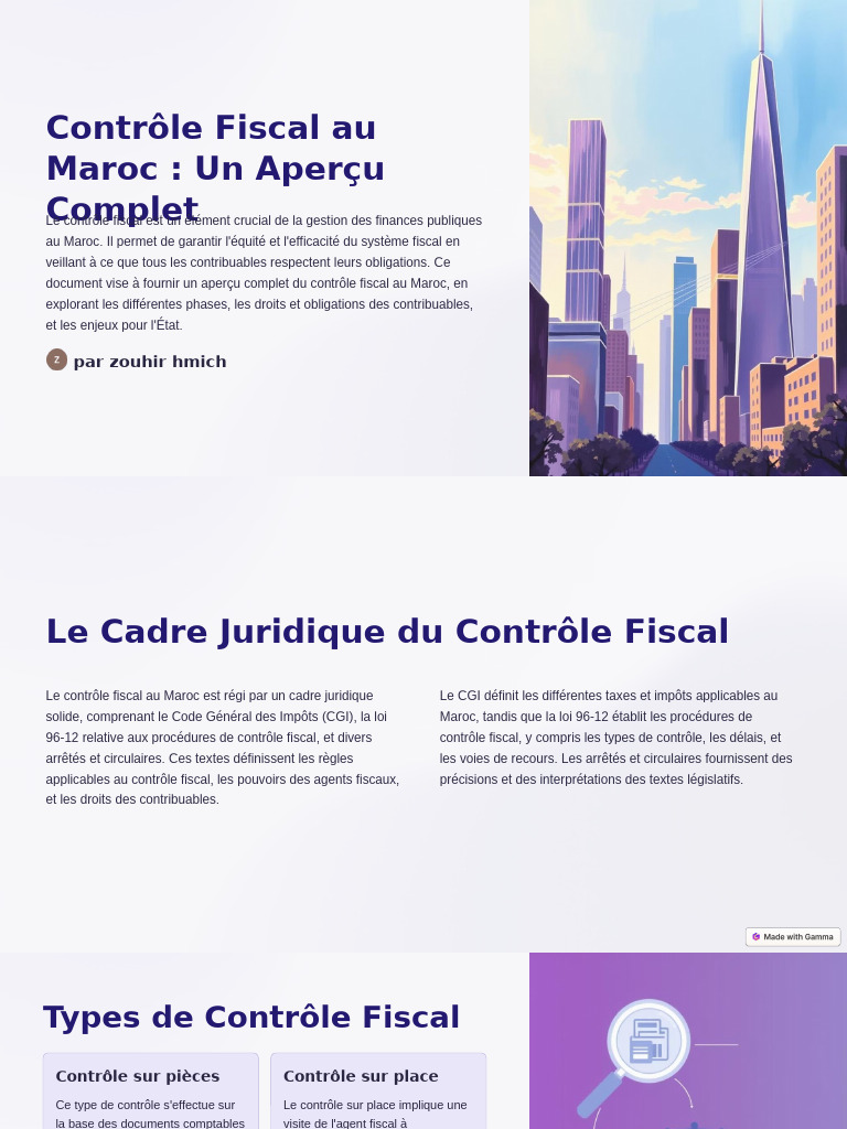 Redressement Fiscal au Maroc : Guide Complet | PDF | Impôts