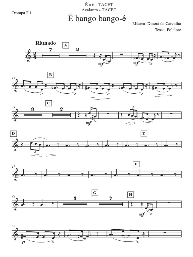 Trompa I - Canções | PDF