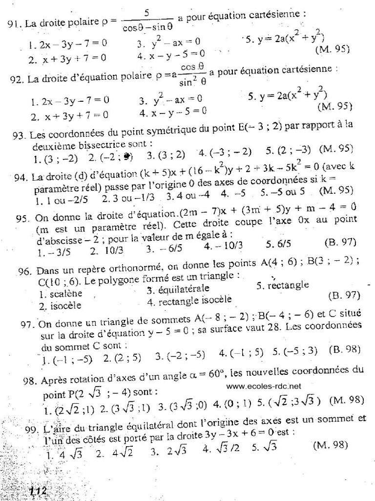 Math-Exercices-p112 | PDF