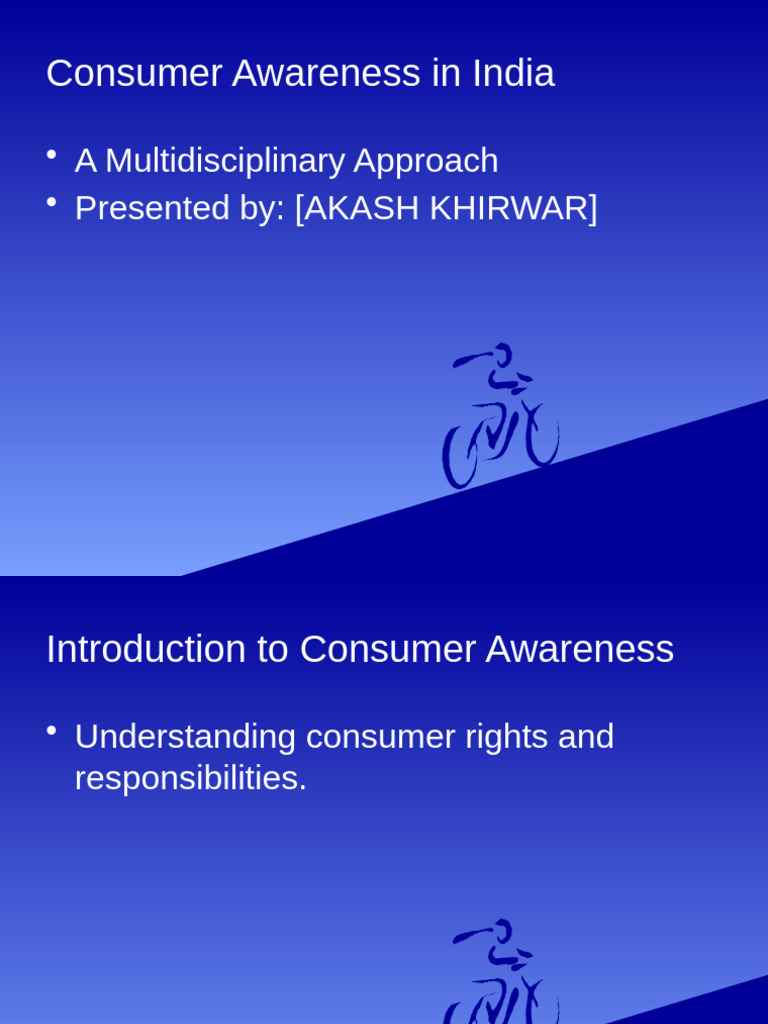 Consumer Awareness India 50 Slides | PDF | Consumer Behaviour | Economics