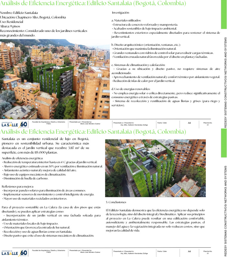 Análisis de Edificio Redes | PDF | Uso eficiente de energía | Aislamiento térmico