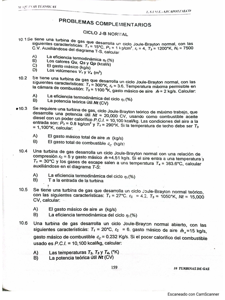 Problemas Complementarios de Capitulo 10 | PDF | Ingeniería mecánica | Física Aplicada e ...