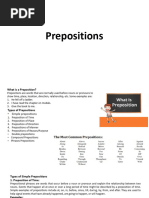 100 Important Preposition List | PDF