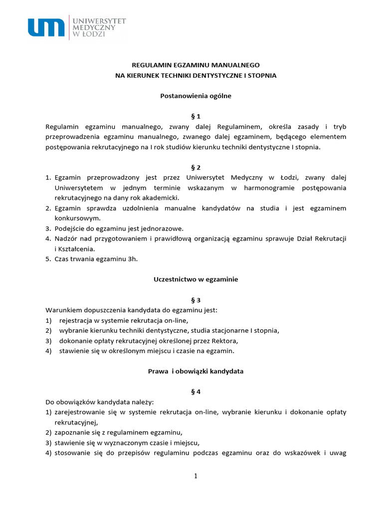 20250326124922_regaulamin_egzaminu_manualnego_techniki_dentystyczne | PDF