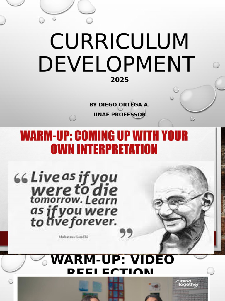 Power Point Slides U2 Prescriptive-Descriptive Curriculum, Types of ...