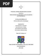 Online Course Reservation System | PDF | Class (Computer Programming ...