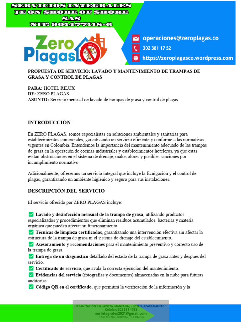trampas de grasas | PDF | Residuos | Pesticida