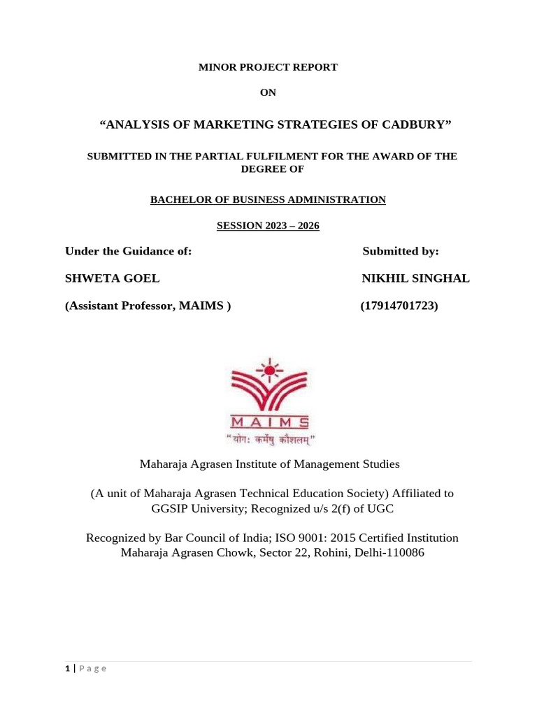 MINOR PROJECT REPORT NEW Final | PDF