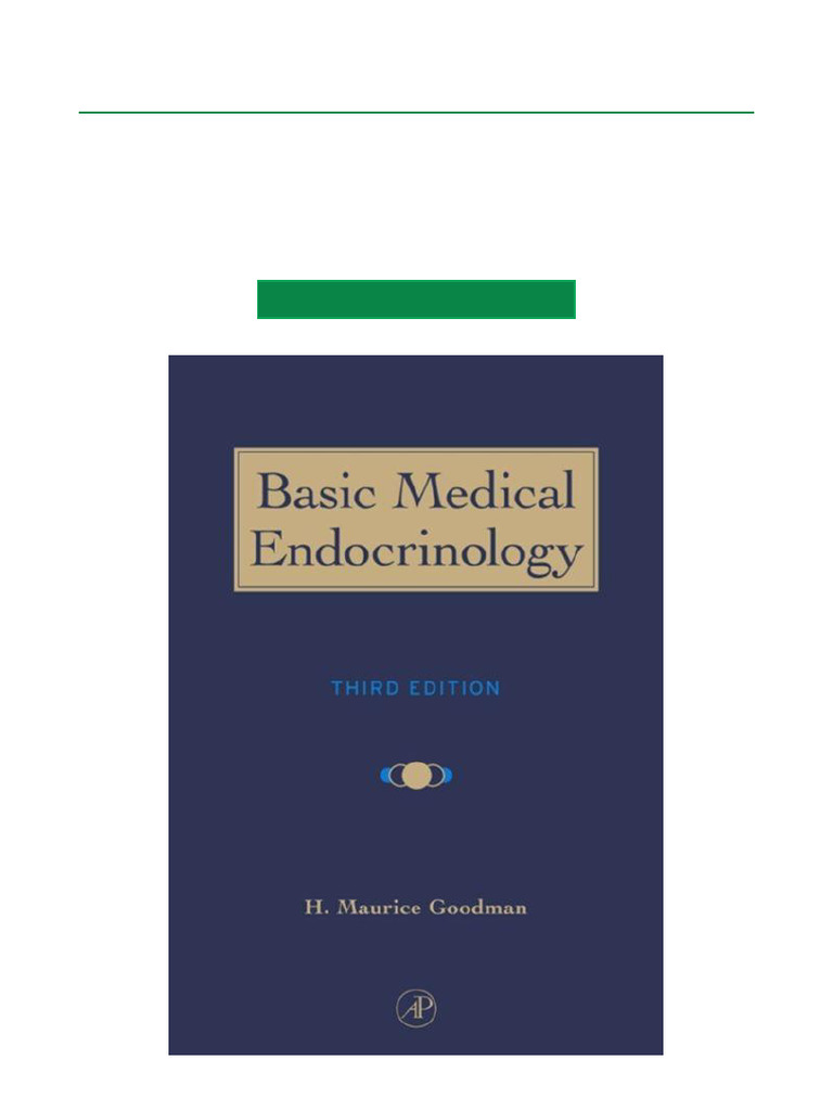 Download Basic Medical Endocrinology 3rd Edition | PDF