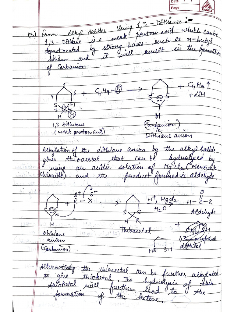 Nucleiophillic Addition Reaction and Aldol Condensation | PDF