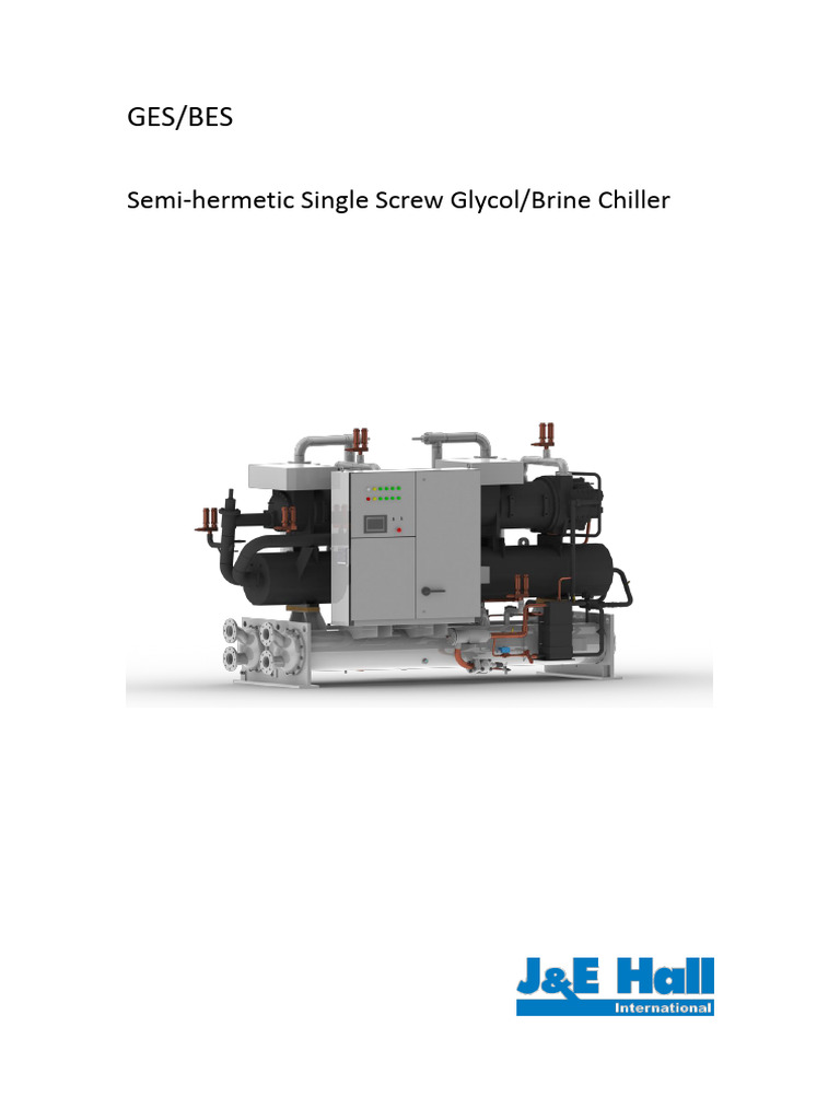 GESBES Semi-Hermetic Single-Screw Glycol Brine Unit | PDF | Heat ...