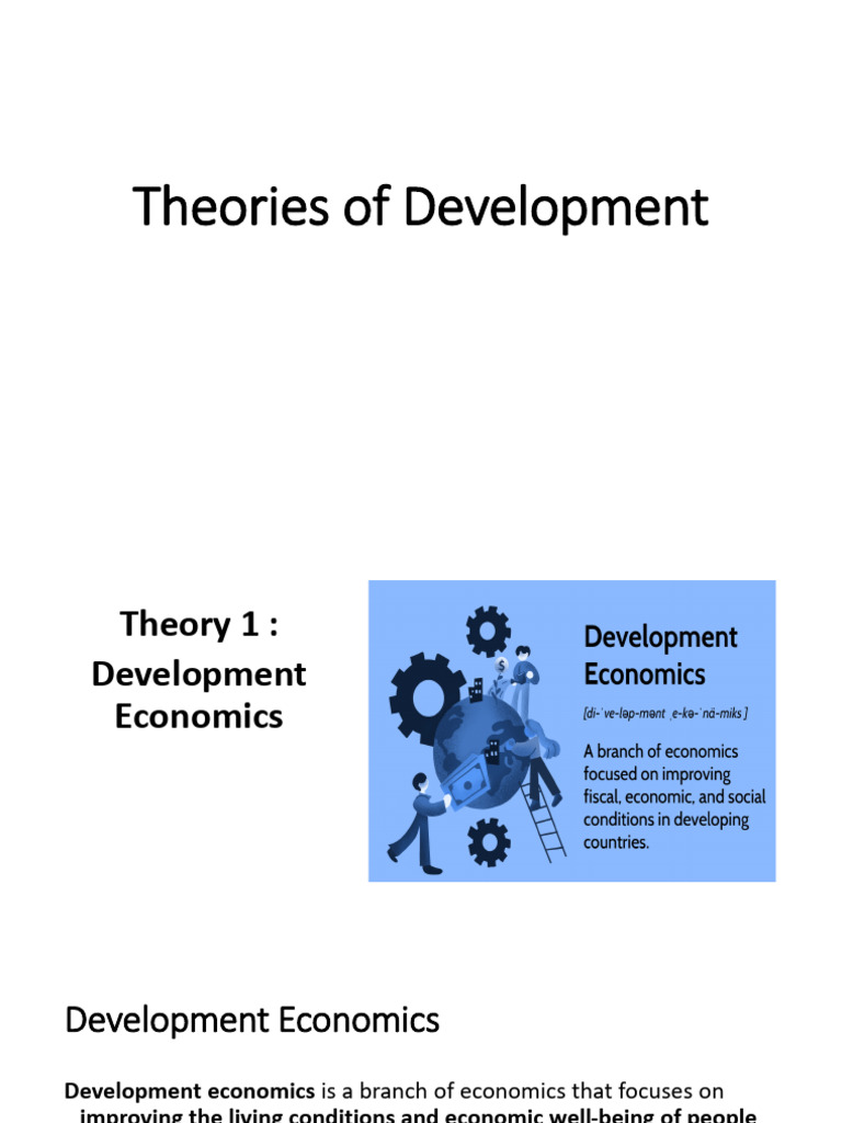 Topic 3 - Early theories of Development | PDF | Economics | World ...