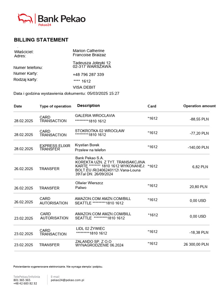 Bank Statement | PDF