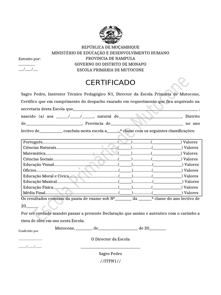 Certificado | PDF | Science