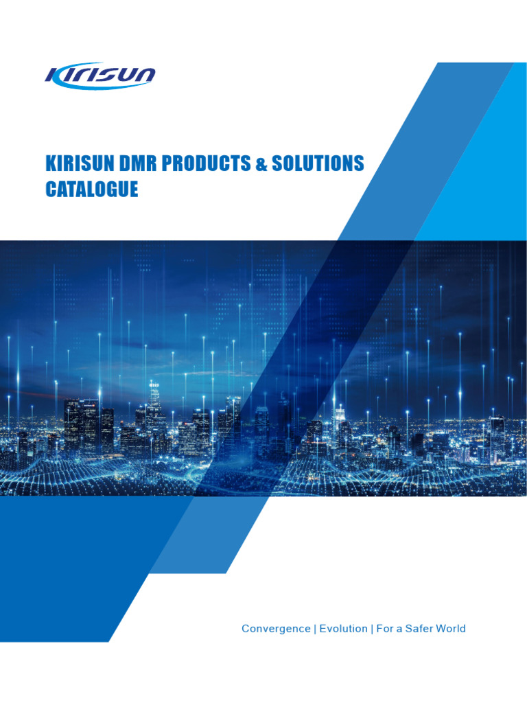 2024 Kirisun DMR Solutions & Products Catalogue | PDF | Radio | Power ...
