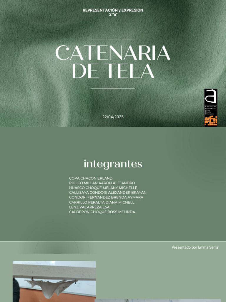 Catenaria de Tela Expre 2 | PDF