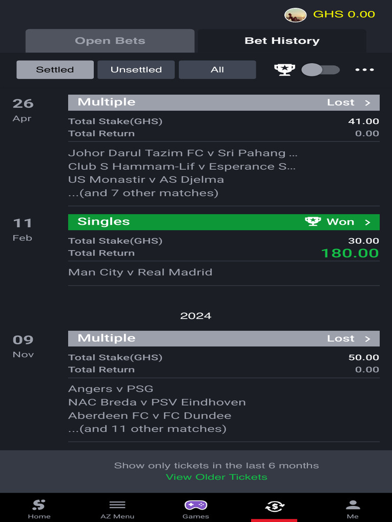 Open Bets SportyBet | PDF