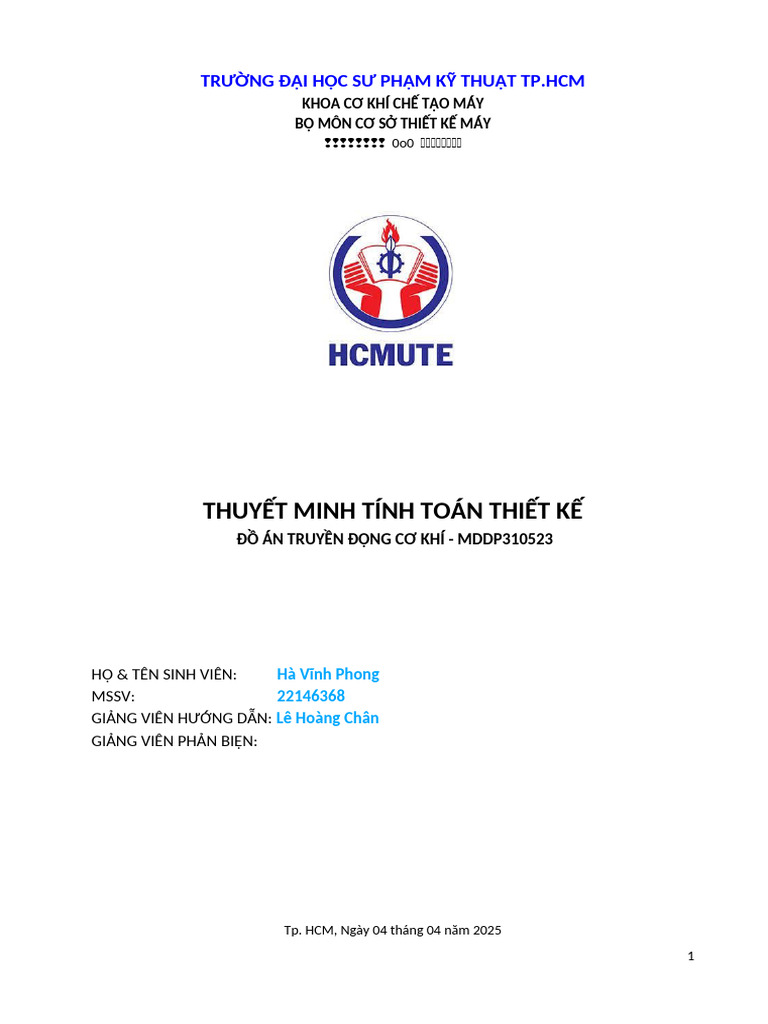 De03 Thuyetminh | PDF