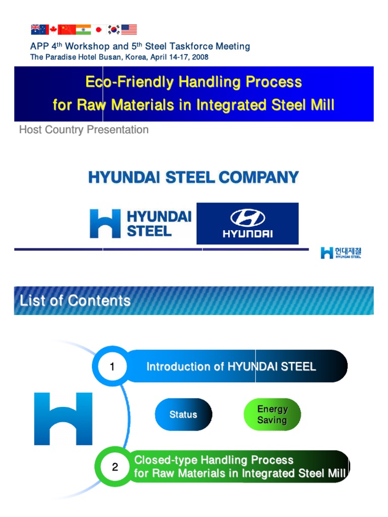 1 3 (Hyundai) | PDF | Steel Mill | Steelmaking