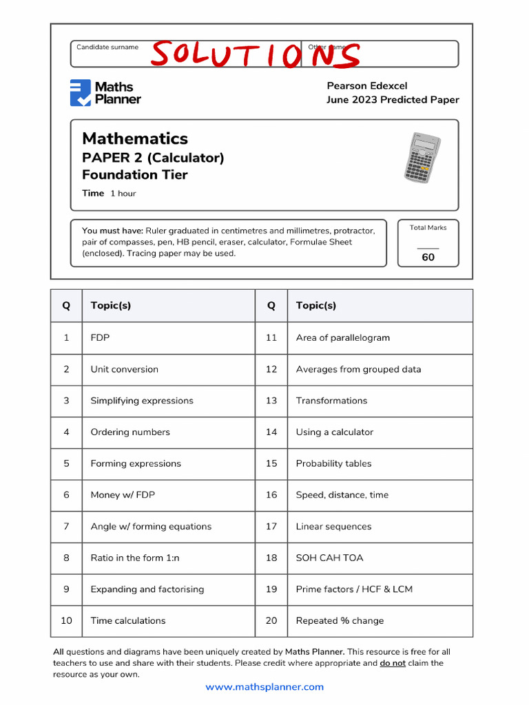 Solutions P2 | PDF