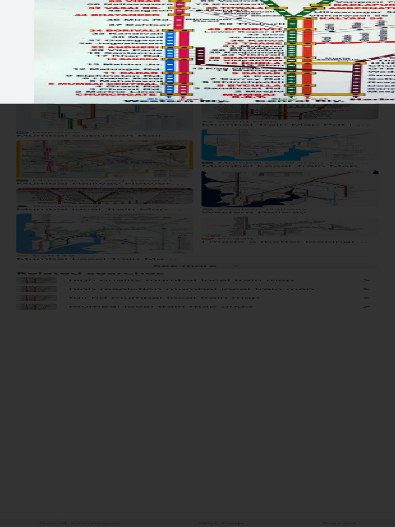 Mumbai Local Train Route Map PDF | PDF