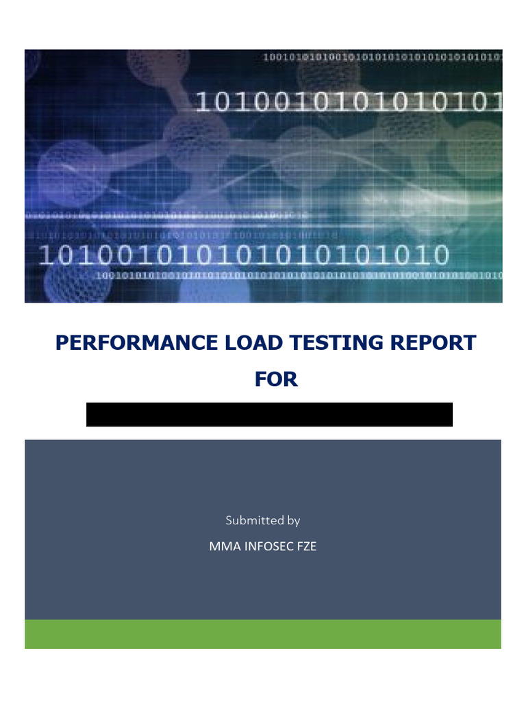 Performance Load Testing - Web Application Sample Report | PDF ...