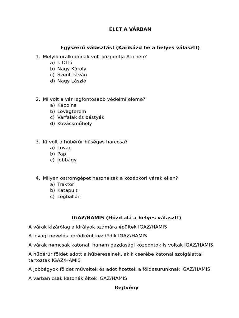 Feladatok | PDF