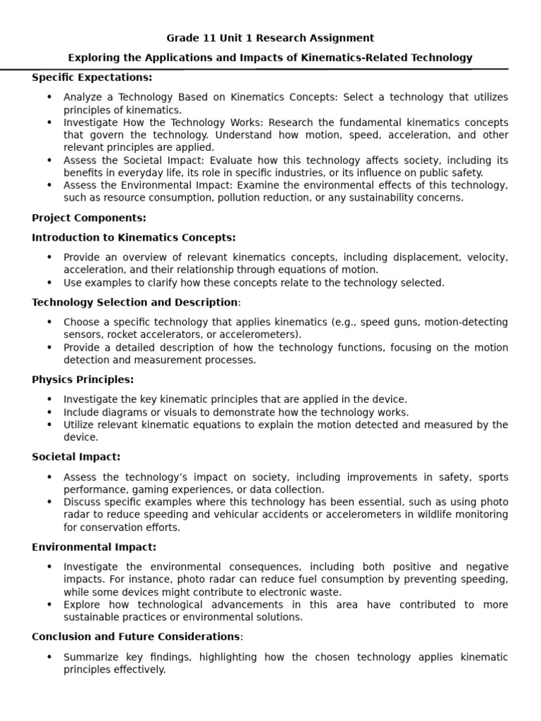 SPH3U Kinematics Research Assignment | PDF | Accuracy And Precision ...